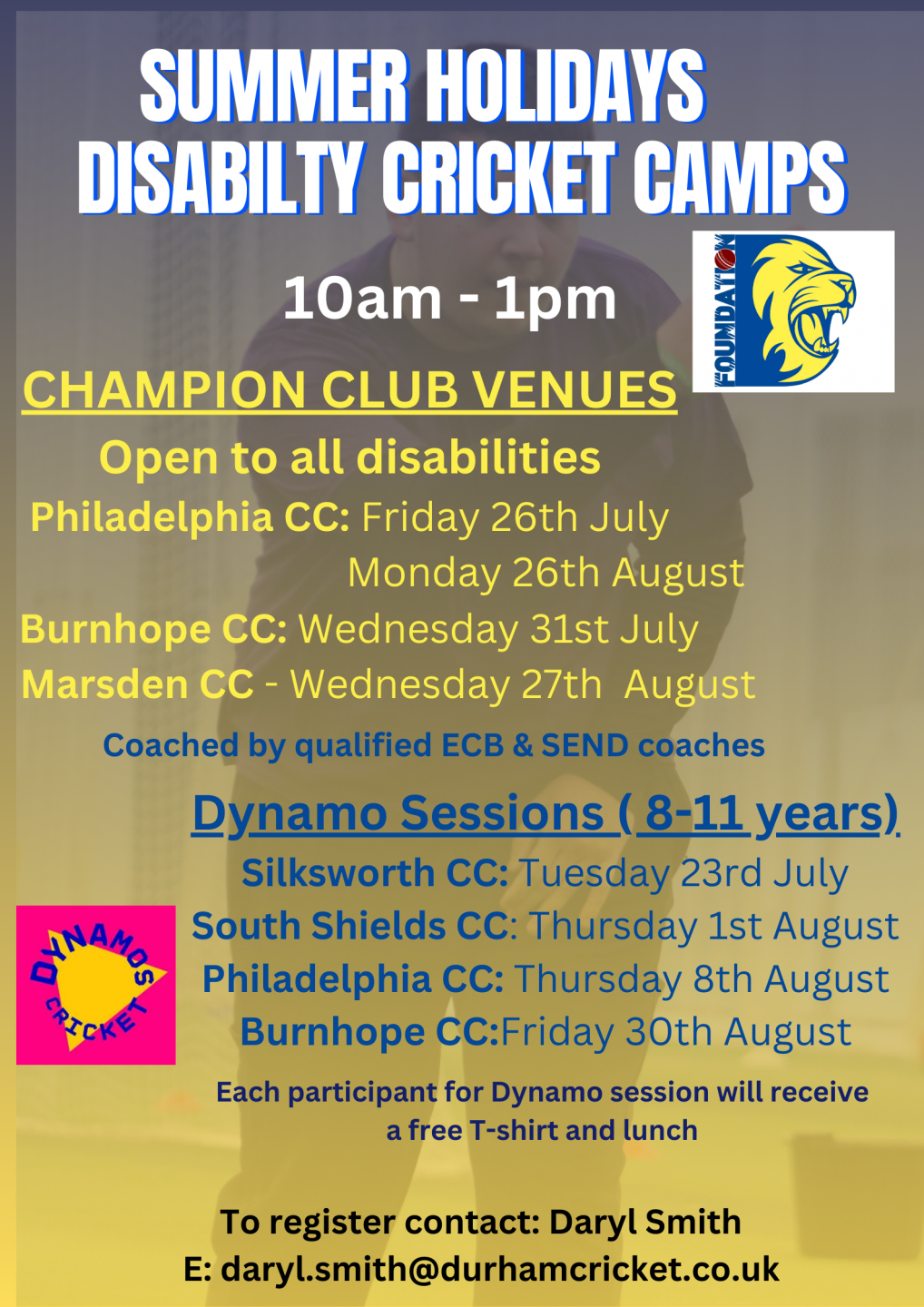Harton Academy | Summer Holiday SEND Cricket Programmes