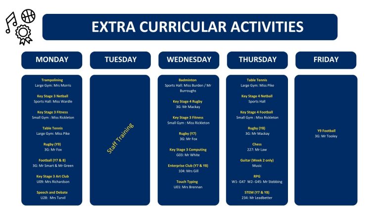 Harton Academy | Extra-curricular Activities