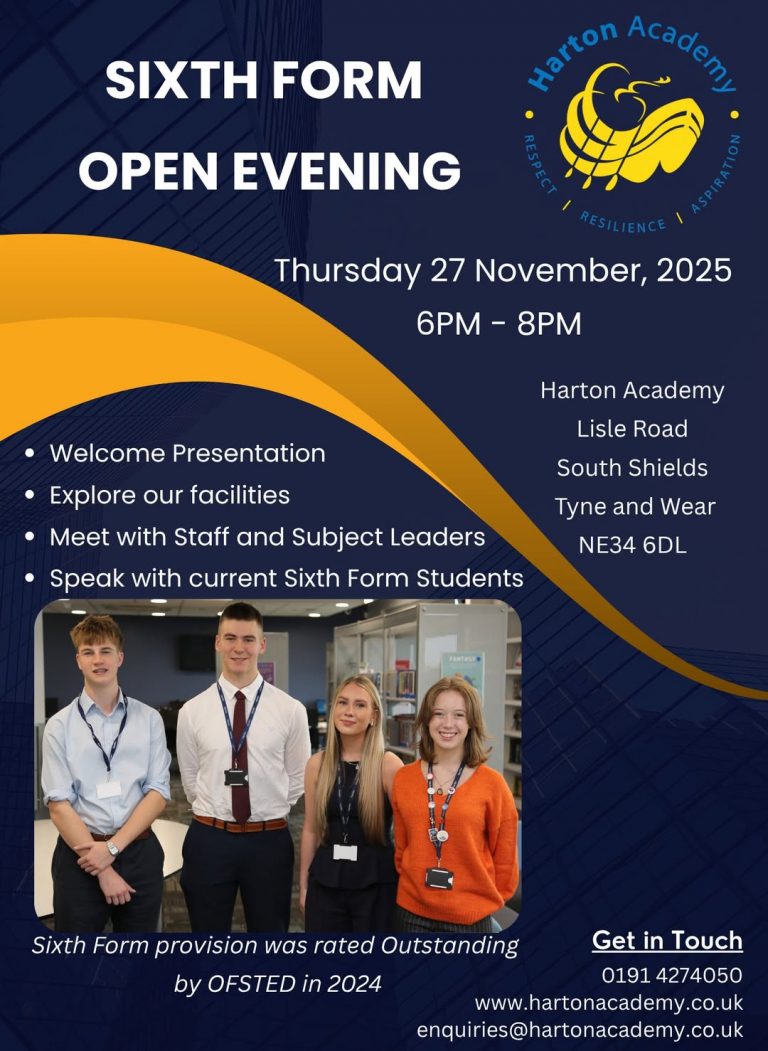 Harton Academy | 6form Open Evening